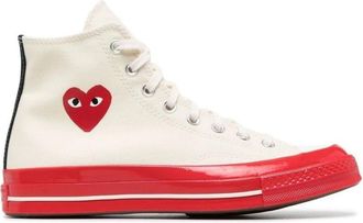 Comme Des Gar&ccedil;ons Femme, Chaussures, Beige, Taille: 41 1/2 EU Baskets montantes Chuck 70