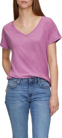 QS by s.Oliver T-Shirt aus Leinenmix