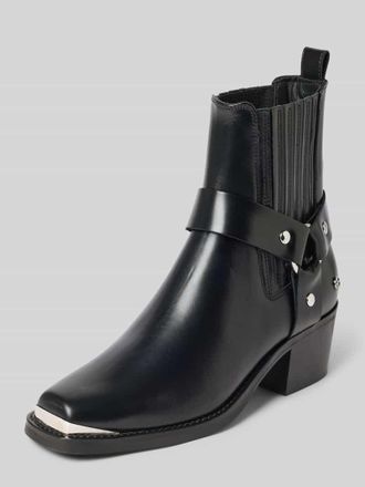 Anine Bing Boots aus Rindsnappa mit Metallspitze