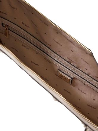 Guess Womens Shoulder Bag Light Taupe Polyurethane - Shoulder-Bags