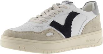 Victoria Basket Basse Unisexe Seúl Effet Cuir & Pièces Colorées & en Croûte De Cuir en Contraste 1257101 pour Adulte Gris 44