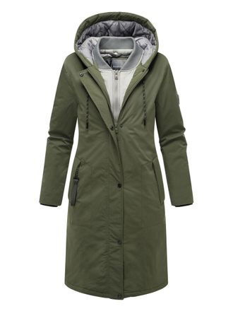 Marikoo Damen Winterjacke Ledalaa mit Kapuze