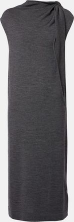 Jil Sander Midikleid aus Wolle