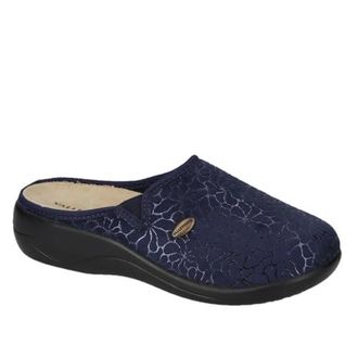 Valleverde 37461 Chaussons Femme Avec Semelle Extractable, bleu, 37 EU