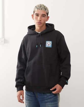 adidas Originals Sweat à capuche avec motif - Noir