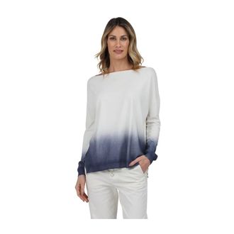 Gran Sasso Langarm Ombre Matrosen Top - - Knitwear - Damen - Mehrfarbig - XS