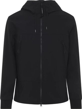C.P. Company C.p. Company, Homme, Sweatshirts et sweats &agrave; capuche, Noir, Taille: S Shell-R Goggle Jacket