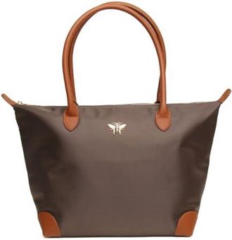 Alice Wheeler Grand sac de travail fourre-tout pour femme Motif bourdon, chocolat, Large