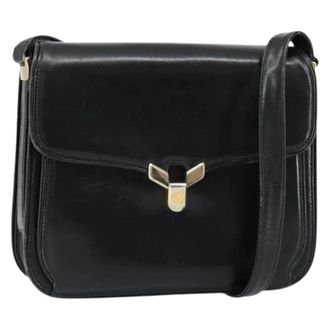 Gucci Pre-owned Leder Schultertasche - - Pre-owned - Damen - Schwarzk - ONE SIZE