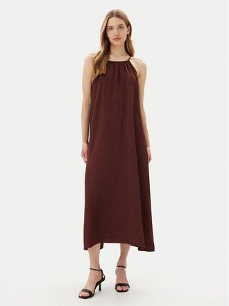 Vicolo Sommerkleid Abito TD0757 Braun Regular Fit