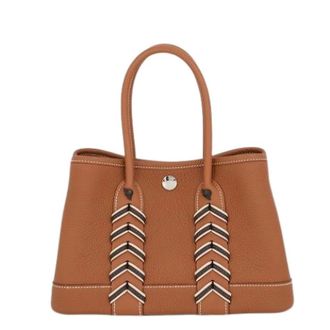 Herm&egrave;s Pre-owned Cuir sacs-main - Femme - Pre-owned - Brun - Taille: ONE Size