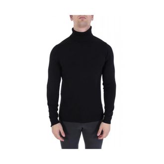 HUGO BOSS Siso Rollneck - - Knitwear - Herren - Schwarzk - XL