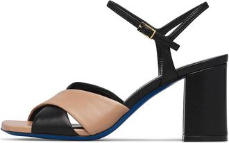 Loriblu Femme, Chaussures, Multicolore, Taille: 36 EU Sandales &agrave; Talons Bloc Midi