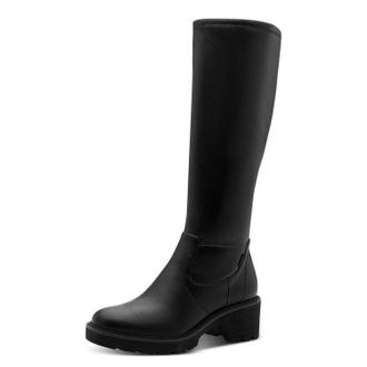 Tamaris Comfort Damen Stiefel mit Wechselfu&szlig;bett Wasserabweisend, Schwarz (Black Nappa), 38 EU