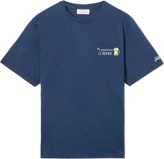 MC2 Saint Barth Homme, Tops, Bleu, Taille: M Portofino Cotton T-shirt
