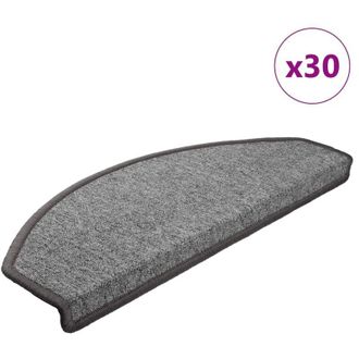 vidaXL Stufenmatten 30 Stk. Dunkelgrau 65x24x4 cm vidaXL539162