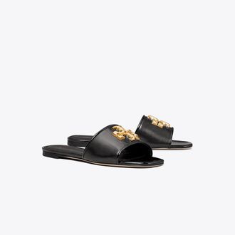 Tory Burch Damen Eleanor Slide in Schwarz