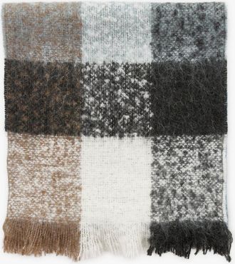 Saison 1865 Echarpe &agrave; carreaux