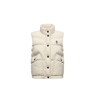 Moncler Moncler Baise Down Gilet, Women, Beige, Size: 00