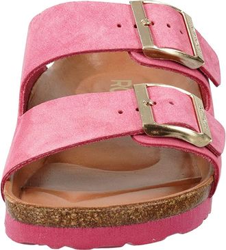 Rohde Damen, Frauen, Klassische Sandalen, Sandalen,Pantoletten,Sommerschuhe,Hausschuhe,Kork-fu&szlig;bett,PINK,38 EU / 5 UK