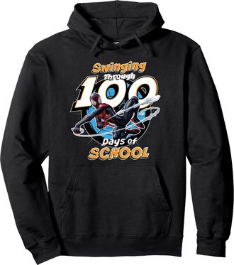 MARVEL Miles Morales Spider-Man 100 Days of School 100th Day Pullover Hoodie