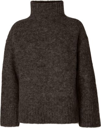 Selected Slfgabriella Ls Knit High Neck Noos