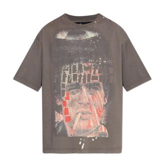 Misbhv Misbhv, Homme, Tops, Brun, Taille: M X Ray Johnson James Dean T-Shirt