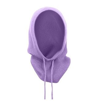 Generic Chapeaux dhiver tricot&eacute;s coupe-vent pour le cou et les oreilles pour homme et femme, violet, Taille unique