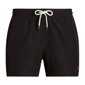 Polo Ralph Lauren Homme, Maillots de bain, Noir, Taille: M Traveler Mid Trunk