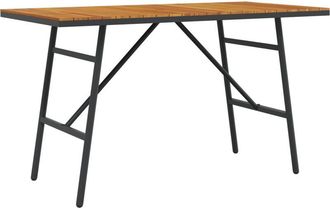 vidaXL Esstisch Braun 110 x 55 x 62 cm Massivholz Akazie Vidaxl