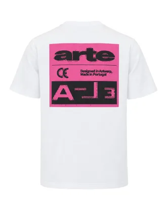 Arte Maxi Print Back T-Shirt - White