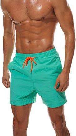 Generic Short d&eacute;t&eacute; pour homme - Short de plage pour homme - Pour la course &agrave; pied, le surf, le sport - Grande taille - Pantalon de vacances respirant, vert me