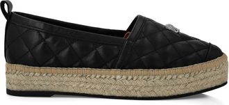 Philipp Plein Gesteppte Espadrilles - Schwarz