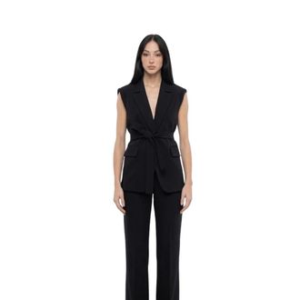 Kaos Kaos - Gilet tailleur - Femme - Vestes - Noir - Taille: 36 FR