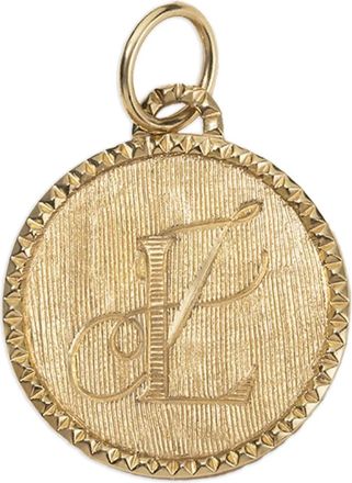 Devon Woodhill pendentif &agrave; design clout&eacute; - Or