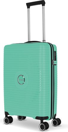 Travelite Hartschalen Handgepäck Koffer, 4 Rollen, ORBITA, Bordtrolley mit bruchsicherer Schale und praktischer Inneneinteilung, TSA Schloss, 55 cm, 37 Liter