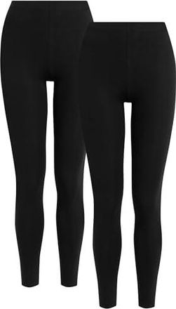 Next Femme Leggings Longs, Lot de 2 Noir 52