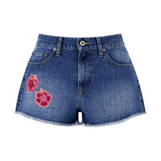 MC2 Saint Barth Femme, Shorts, Bleu, Taille: 40 FR Musa Denim Shorts