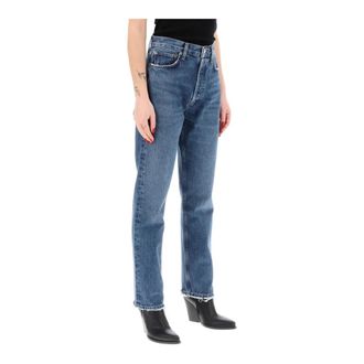 A Gold E Gerades Jeans - - Jeans - Damen - Blau - W30
