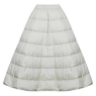 Moncler Gesteppter Daunen-Midirock - - Skirts - Damen - Beige - S