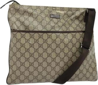 Gucci Pre-owned Cuir sacs-gucci - Femme - Pre-owned - Beige - Taille: ONE Size