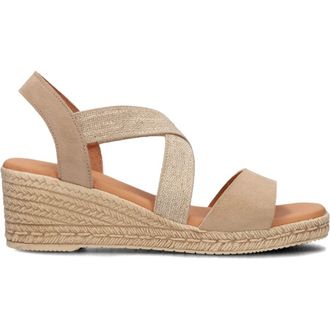 Lina Locchi Beige Keilsandalen f&uuml;r Frauen - - Shoes - Damen - Beige - 39 EU
