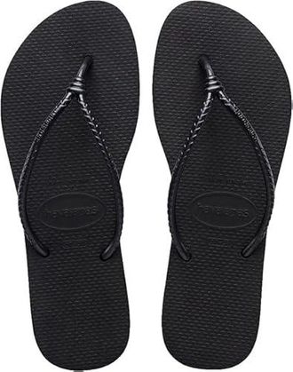 Havaianas Slim Tube, Tongs Élégantes, Confortables et Stylées, Lanières Avec Noeud, Femme