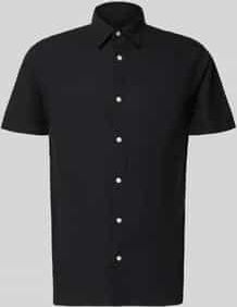 Jack & Jones Regular Fit Freizeithemd aus Baumwoll-Leinen-Mix