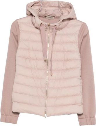 Herno Femme, Vestes, Rose, Taille: 40 FR Veste matelass&eacute;e &agrave; capuche