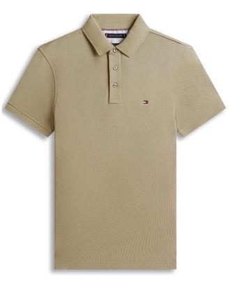 Tommy Hilfiger Piqu&eacute;-Poloshirt Slim Fit 1985 mit Stretch und Logo-Stickerei in