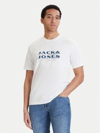 Jack & Jones Jack & Jones T-Shirt Fusion 12289880 Wei&szlig; Regular Fit