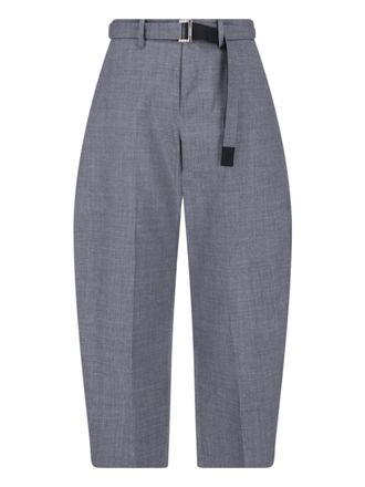 sacai Ma&szlig;geschneiderte Hose Mit G&uuml;rtel