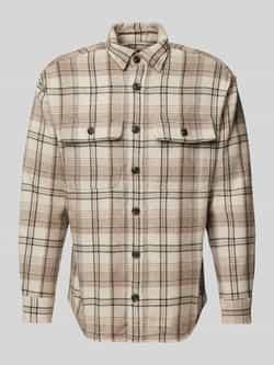 Jack & Jones Slim Fit Hemdjacke mit Kentkragen