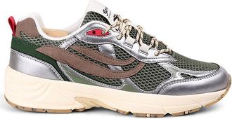 Genesis Damen vegan Sneaker Genesis G 99 Spotted Sole Silber Oliv